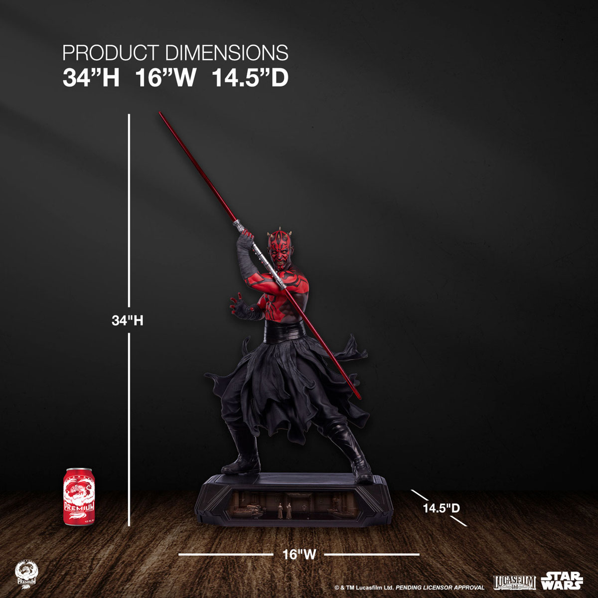 Rebelscum Premium Collectibles Studio 1 3 Scale Darth Maul Statue
